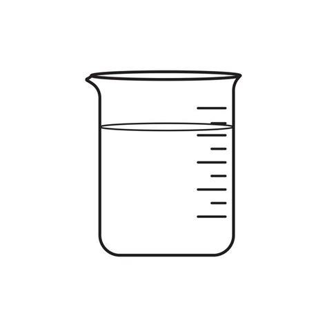 Glass Beakers Cartoon