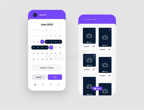 Wireframes Screens Dashboard UI And UX Kit Design Stock Vector