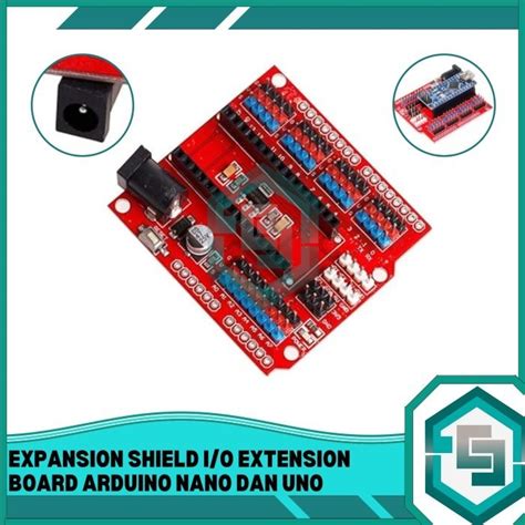 Expansion Shield Io Extension Board Arduino Nano And Uno Shopee Malaysia