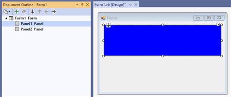 How To Hide Panel With Objects In Form1 Design Window