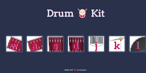 How I Created A Drum Kit With Javascript Anupam Kumar Bhadra Posted On The Topic Linkedin