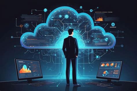 Premium Photo Business Man Or Engineer Use Ai Or Artificial Intelligent Conceptcloud Computing