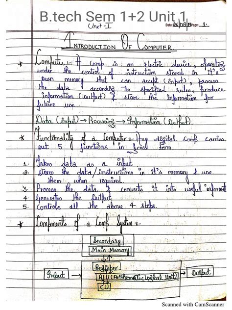 Computer Fundamental And Programming In C Btech Pdf