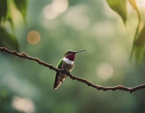 Premium Photo A Hummingbird In Jungle