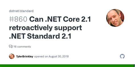 Can Net Core 21 Retroactively Support Net Standard 21 · Issue 860
