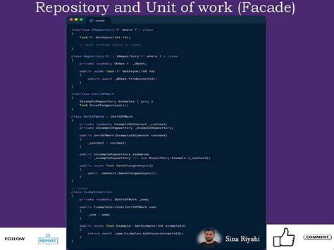 Repository And Unit Of Work Facade By Sina Riyahi Medium
