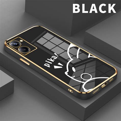 Jual Somyee Softcase Untuk Realme Pro G Pikachu Garis Petir Minimalis Mewah Elektroplating