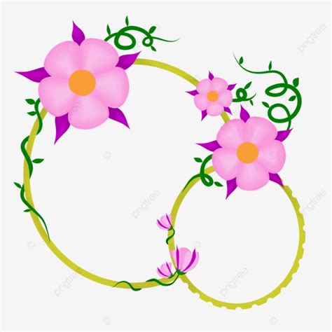 꽃과 웨딩 프레임 혼례 결혼식 테두리 결혼식 꽃 Png 일러스트 및 Psd 이미지 무료 다운로드 Pngtree