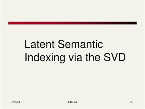 Ppt Latent Semantic Indexing Powerpoint Presentation Free Download Id1295751