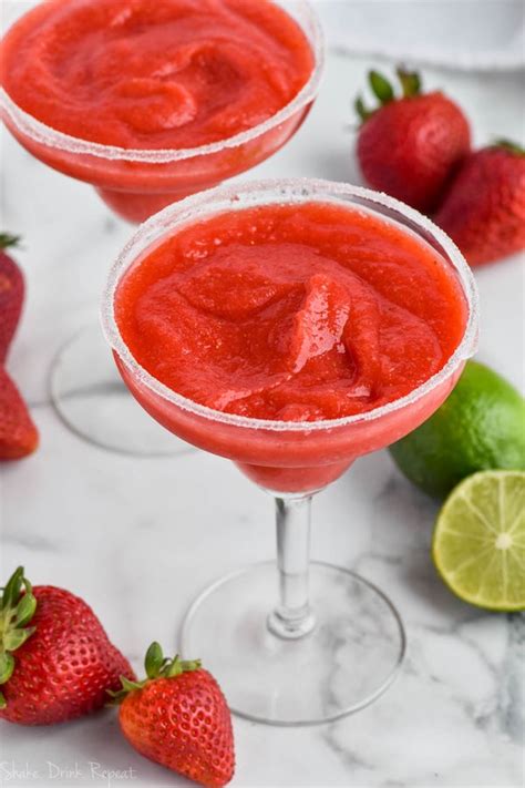 Strawberry Margarita Shake Drink Repeat