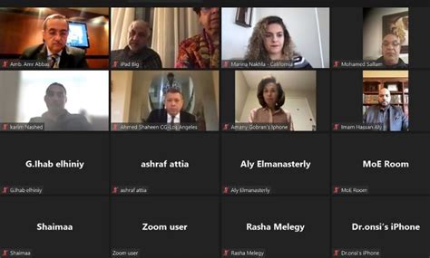 ساعة مع الوزيرة الهجرة تعقد لقاء مع عدد من المصريين بأمريكا لبحث