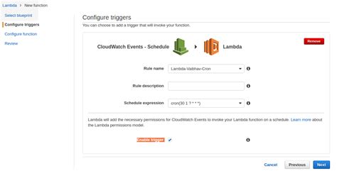 Schedule Lambda On Cron Expression Triggers To The New Blog