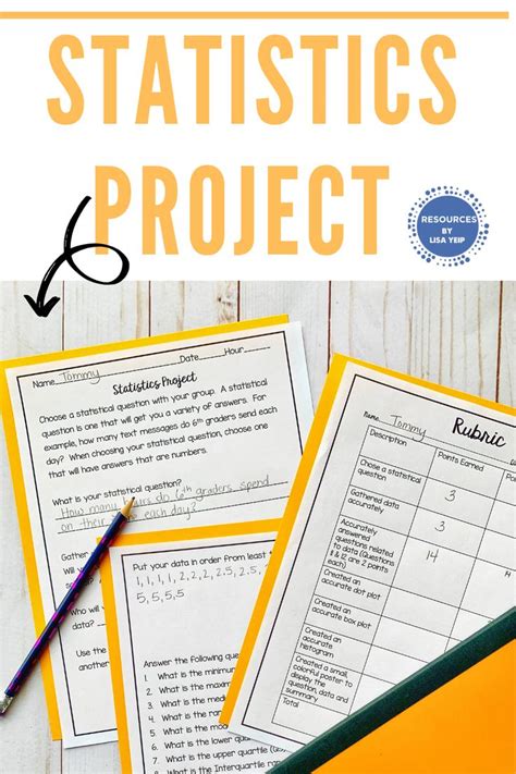 Math Statistics Project Based Learning Dot Plot Box Plot Histogram Project Based Learning