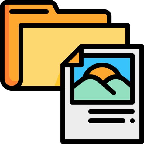 File Type Generic Outline Color Icon