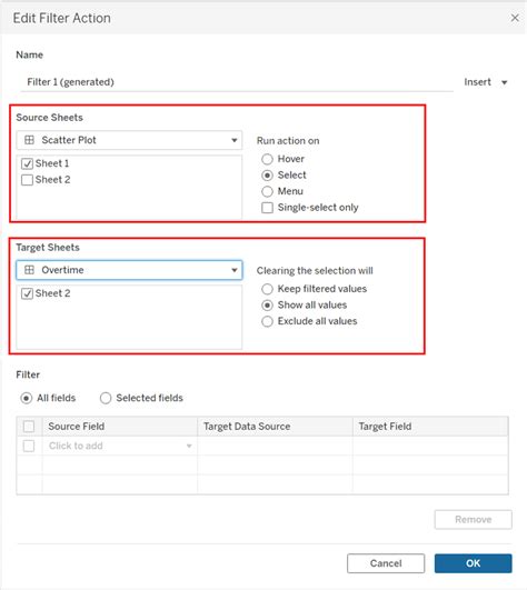 Interaction Between Different Dashboards Using Dashboard Actions In