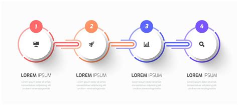 Premium Vector Vector Timeline Infographic Business With Circle Label