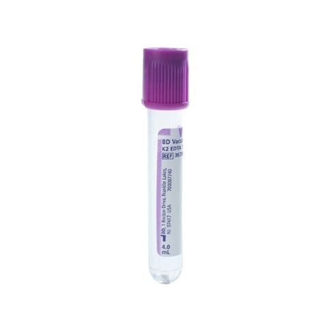 K2edta Sample Tube 25 Pc Ten Healthcare