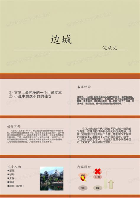 边城ppt模板下载编号qvbbavgv熊猫办公