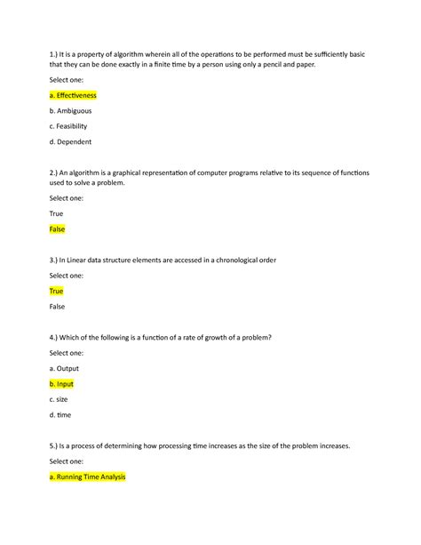 ite6201 data structures and algorithm assignment 001 1 it is a