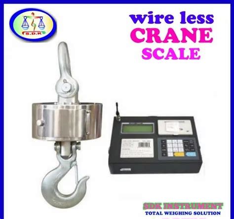 Mild Steel Wireless Crane Weighing Scale For Industrial Capacity Tons 10ton At Best Price In