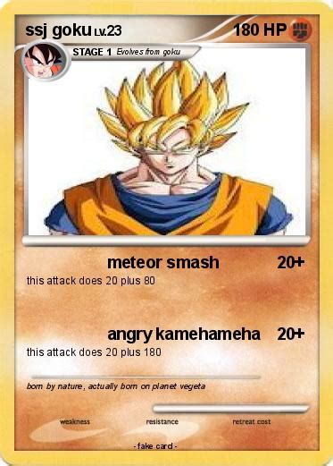 Pokémon Ssj Goku 19 19 Meteor Smash My Pokemon Card