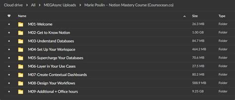 Marie Poulin Notion Mastery Course Coursocean