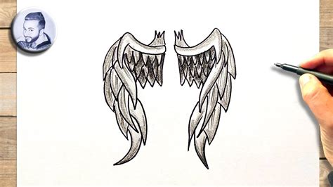 Comment Dessiner Des Ailes D Ange Facile Youtube