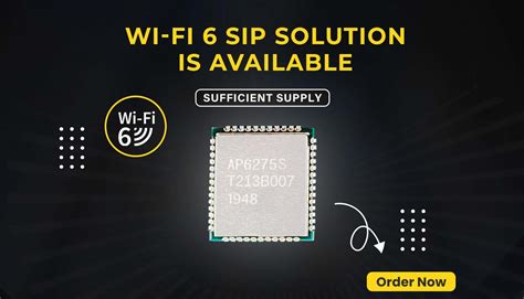Wi Fi 6 Sip Solution Is Available Sparklan Iot And M2m Experts In Wireless Embedded Wifi Module