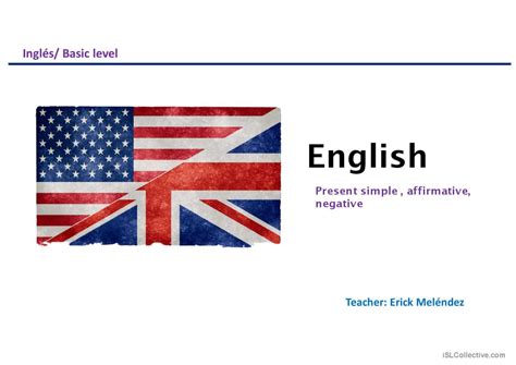 Present Simple Affirmative … English Esl Powerpoints