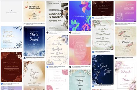 แจก คำค้นหา Template Canva ใช้ออกแบบการ์ดแต่งงาน ฟรี