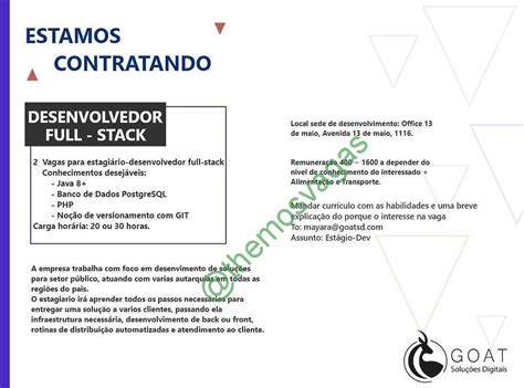 Desenvolvedor A Full Stack 01 Vaga S Fortaleza CE Themos