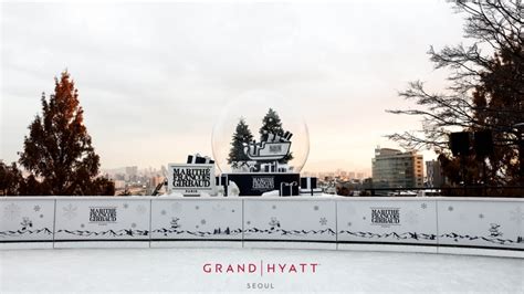 하얏트 서울 마리떼 프랑소와 저버와 협업한 아이스링크 공개 매일경제