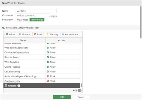 Add Fortiguard Web Filter Categories For Ai And Cryptocurrency 741