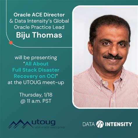 Data Intensity On Linkedin Oracle Oci Oracleace Biju