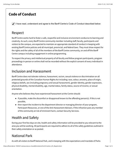 Code Of Conduct Pdf Harassment Violence