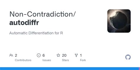 GitHub Non Contradiction Autodiffr Automatic Differentiation For R