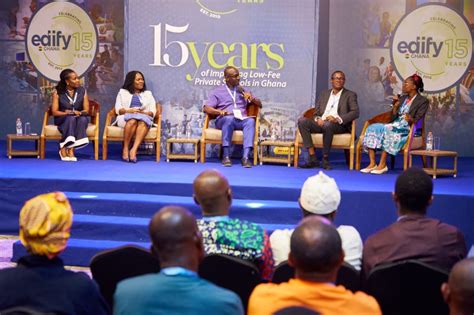 Edify Ghana Marks 15 Years Of Promoting Christ Centrededucation Ghana