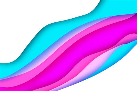 종이 컷 모양과 3d 추상적 인 배경 계층화 된 터널 풍경 파도 배경입니다 현대 배너입니다 그림자 상자 비즈니스 프리 젠 테이 션 전단지 포스터에 대 한 벡터 디자인입니다