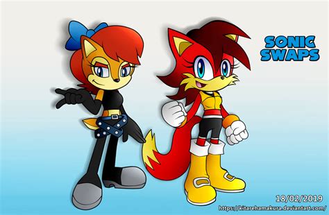 Sonic Swaps Au Sally Accorn And Fiona Fox By Kitarehamakura On Deviantart