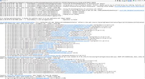Erro Ao Criar O Arquivo Data Sql Spring Boot API REST Construa Uma