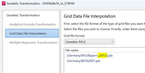 在 Map 三维或 Civil 3d 中指定具有栅格变换的坐标系时显示“无法将投影代码保存到图形”