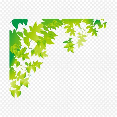 矢量绿叶装饰素材PNG图片素材下载 图片编号ybadwjzm 免抠素材网