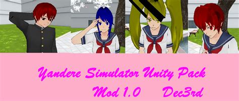 User Blogmadpieunity Character Pack Mod 10 Yandere Simulator Fanon Wikia Fandom
