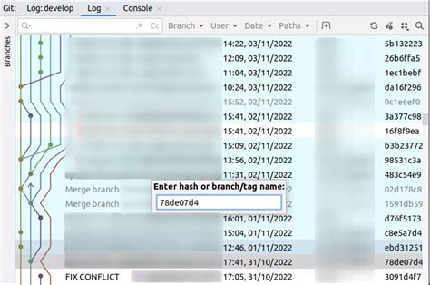 Intellij In Action Clone Multiples Commit In Difference Branches