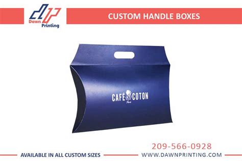 Custom Handle Boxes With Free Design Support And Shipping Dawn Printing