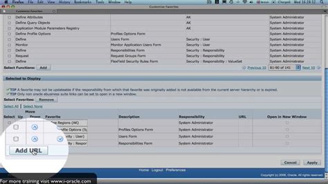 Oracle Apps Training System Admin Navigating In Oracle E Business Suite R12 Youtube