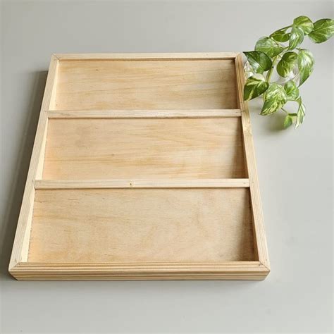 استند چوبی سه خونه بزرگ فروشگاه اینترنتی زعفران ممتاز