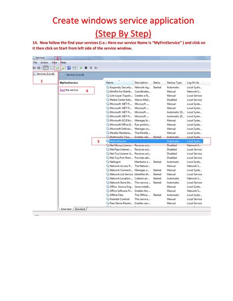 How To Create C Windows Service Application Pdf