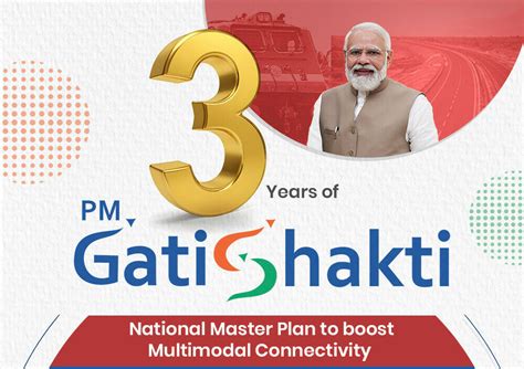 Prime Minister Narendra Modi Hails 3 Years Of Pm Gatishakti National