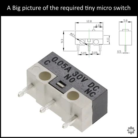 Arcade Buttons 182430mm W Tiny Micro Switches By 3dfreeman